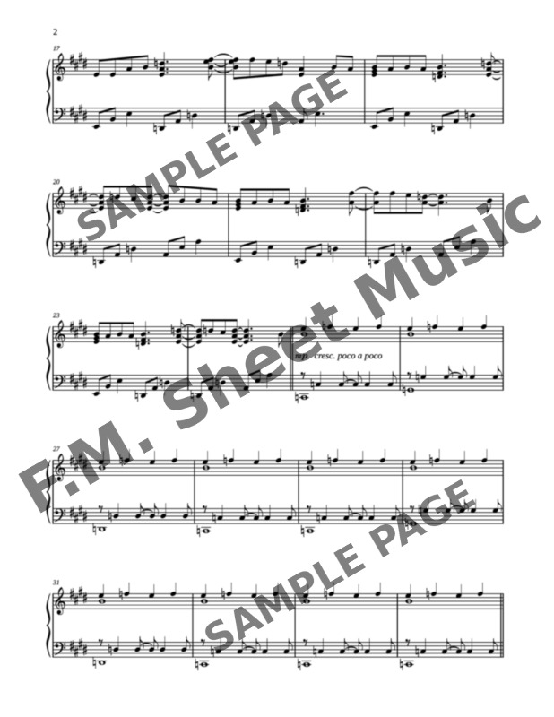 Whip It (Intermediate Piano) By Devo - F.M. Sheet Music - Pop Arrangements by Jennifer Eklund